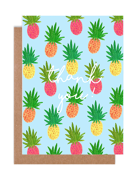 Pineapple Thank You Card – Island Haus Co.