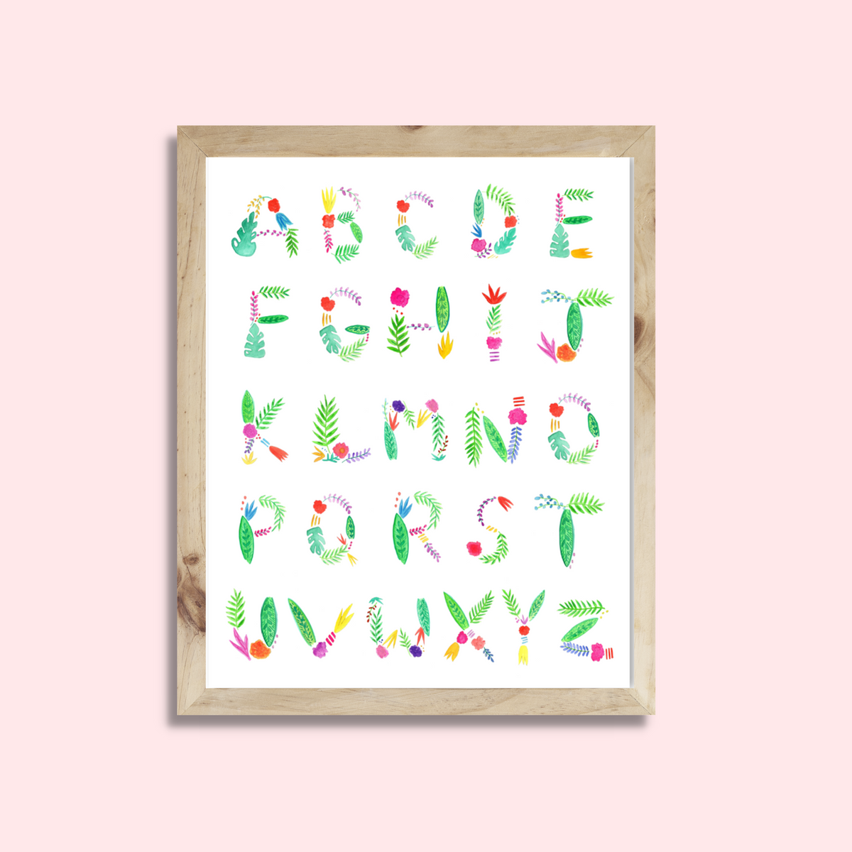 Tropical C Letter Print – Island Haus Co.
