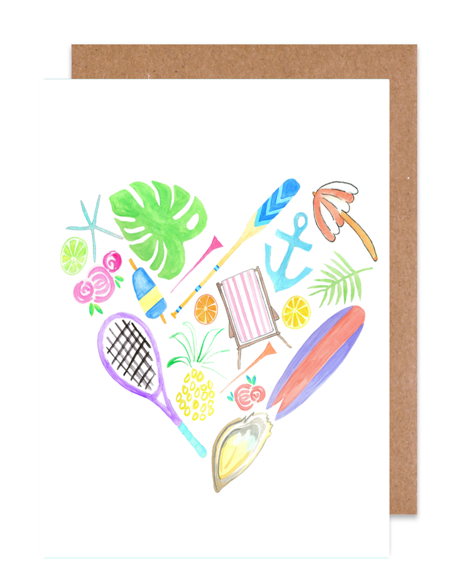 Coastal Love Card – Island Haus Co.