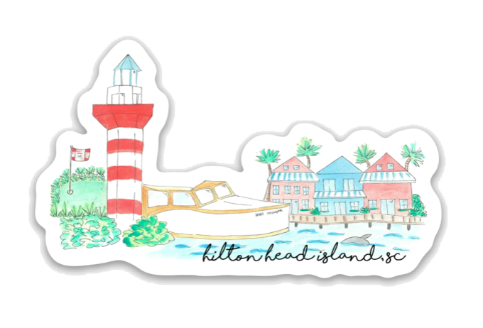 Hilton Head Island, SC Sticker – Island Haus Co.